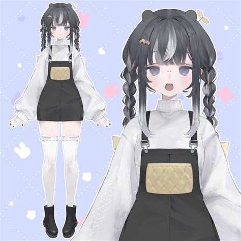 Live2d用パーツ分けイラスト Skima（スキマ）