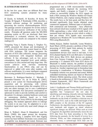 Real Time Ecg Monitoring A Review Pdf