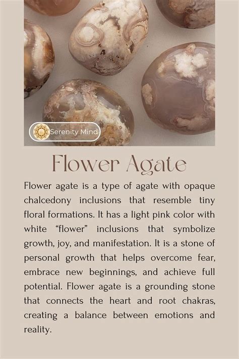 Flower Agate Meaning And Benefits Agate Meaning Crystal Healing Stones