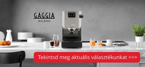 Gaggia Kávéfőző Az Otthonában Cady Trade 95 Kft