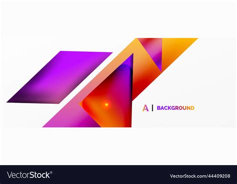 Dynamic D Geometric Abstract Background Vector Image