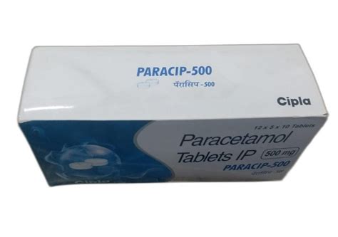 Paracip 500mg Tablet At Rs 90box Paracip Tablets In Bareilly Id