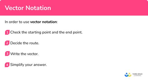 Vector Notation Gcse Maths Steps Examples And Worksheet