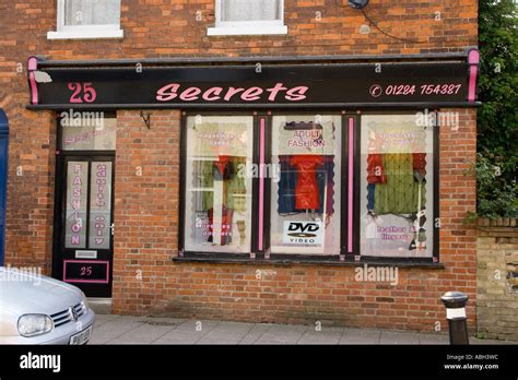An Adult Products Sex Shop In St Johns Street In Bury St Edmunds In