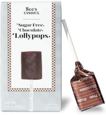 Sees Candies 4 Oz Little Pops Café Latté Chocolate