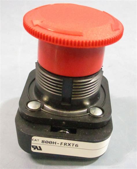 Allen Bradley 800h Frxt6 Ser F 30mm Push Pull Device Twist Release 80