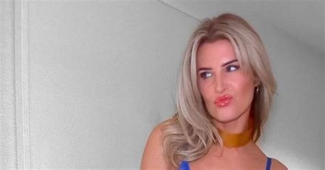 Hollyoaks Babe Sarah Jayne Dunn Wows In See Through Lingerie And Thigh
