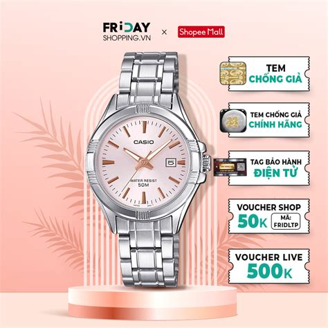 Đồng Hồ Casio Nữ Ltp 1308d 4avdf Dây Kim Loại Chính Hãng Shopee Việt Nam