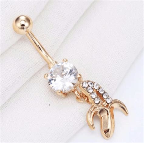 Пірсинг пупка банан — ціна 140 грн у каталозі Сережки для пірсингу Купити аксесуари за