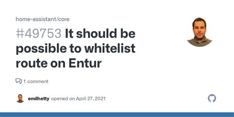 It Should Be Possible To Whitelist Route On Entur · Issue 49753 · Home
