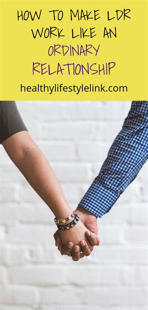How To Make LDR Work Like An Ordinary Relationship Healthy Lifestyle Link