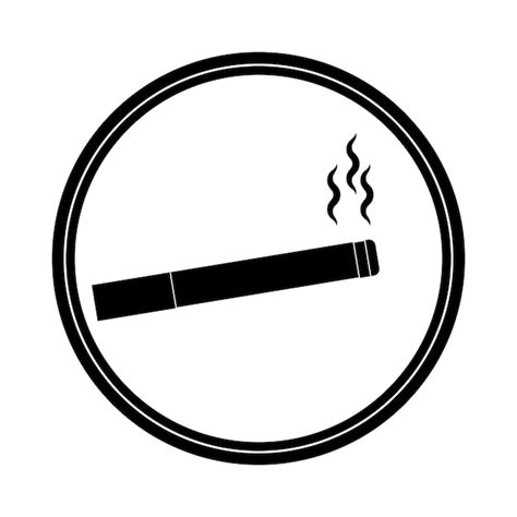 Premium Vector Cigarette Icon Logo Vector Design Template