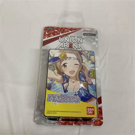 未開封 ユニオンアリーナ アイドルマスター シャイニーカラーズスタートデッキ メルカリ