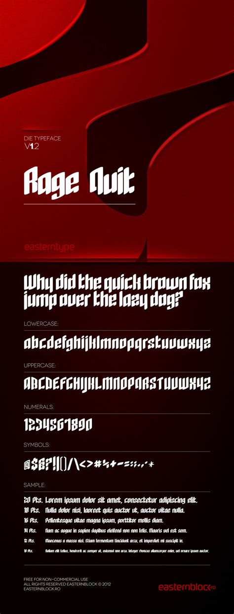Rage Quit Font Free Download And Similar Fonts Fontget
