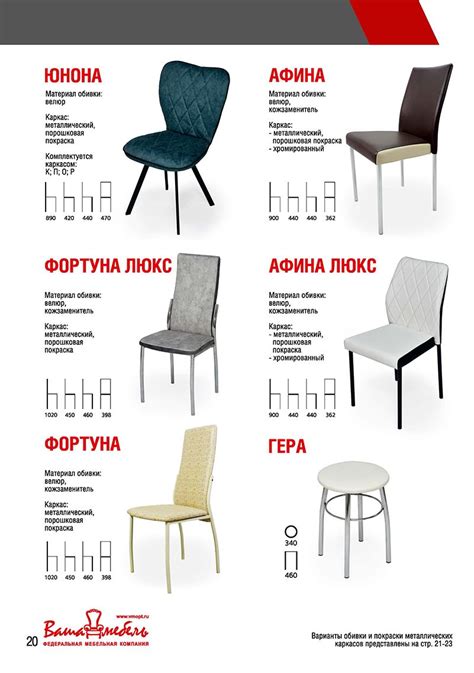 Ваша Мебель Димитровград каталог столов и стульев