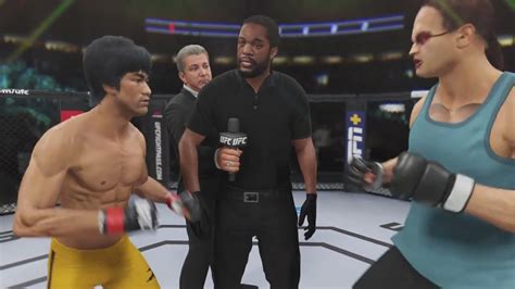 Ps5 Lbruce Lee Vs Lara Croft Ea Sports Ufc 4 Youtube