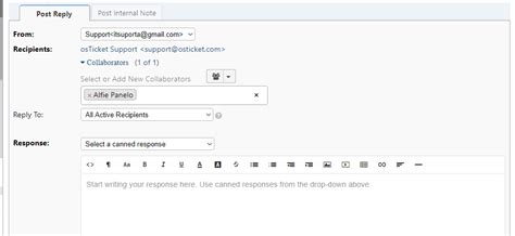 Adding Collaborator By Ihunt101 · Pull Request 4270 · Osticketosticket · Github