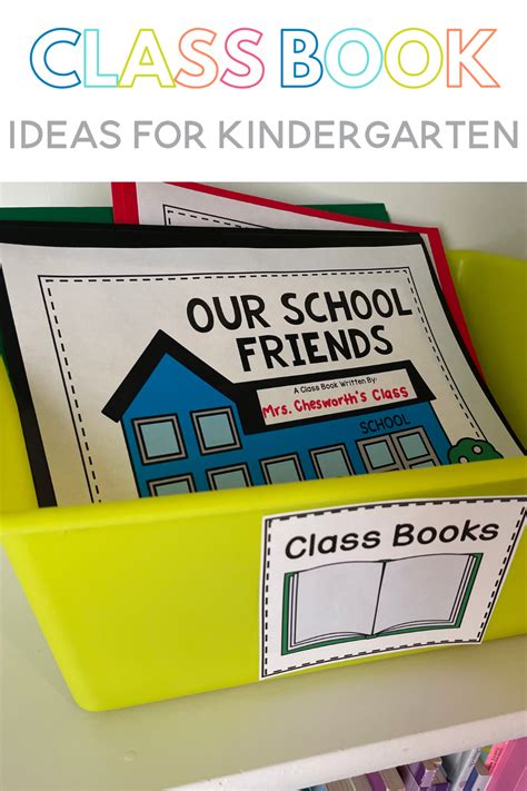 Class Books To Make In Kindergarten Kindergarten Books Class Books