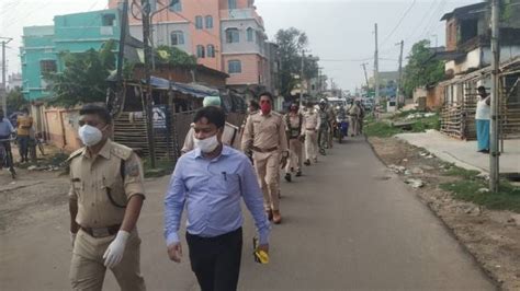 कोरोना मरीज मिलने के बाद कुमारपाड़ा की दो गलियां सील