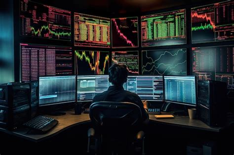 Premium Ai Image Colorful Forex Trading Background