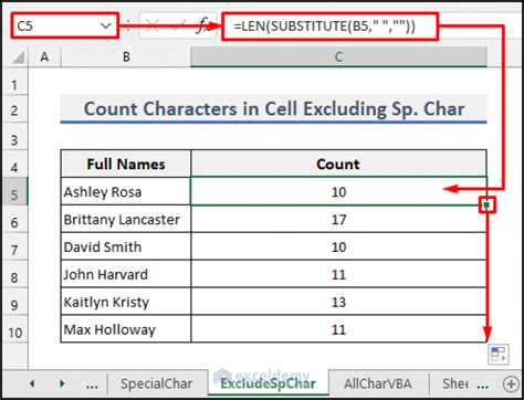 How To Count Characters In Cell Up To Space In Excel Exceldemy