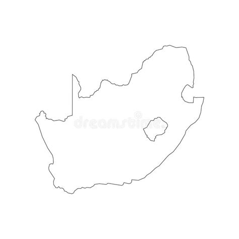 南非地图概述 向量例证 插画 包括有 绘图 形状 旅行 图象 图标 国界的 闹事 映射 国家（地区） 96751196