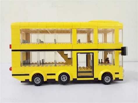 Double Decker School Bus Bricks Hobbies And Toys Collectibles