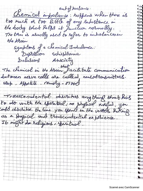 Topic Chemical Imbalance Pdf