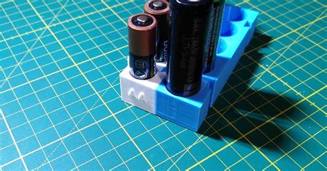 Jasond Compatible Parametric Battery Holder By Bronzecycle Download Free Stl Model