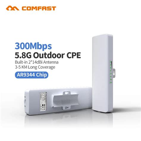 6pc 3km Long Range Outdoor Cpe 58g Wifi Router 300mbps Wireless