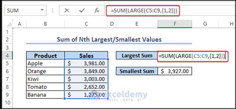 How To Create An Array Formula In Excel 13 Examples