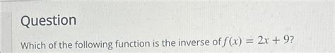 solved questionwhich of the following function is the