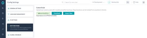 How To Use Functions Kore Ai Documentation V8 0