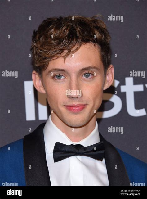 Troye Sivan At The 20th Annual Instyle And Warner Bros Golden Globe