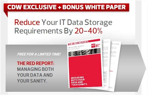 CDW Manages Your Data While You Focus On Your Business