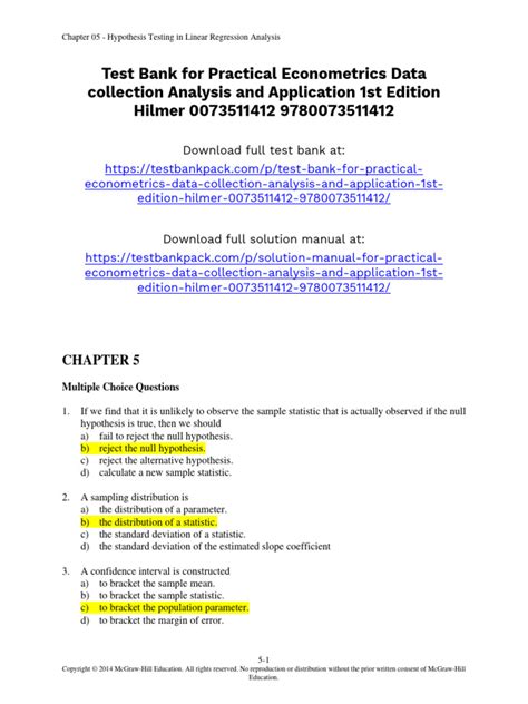 Practical Econometrics Data Collection Analysis And Application 1st