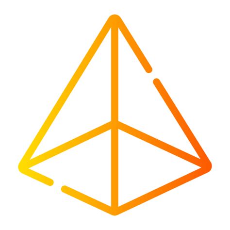 Pyramid Generic Gradient Outline Icon