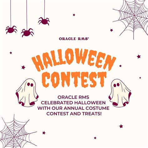 Yesterday Oracle Rms Got Into The Halloween Spirit 🎃 With Our Annual Costume Contest And Tasty