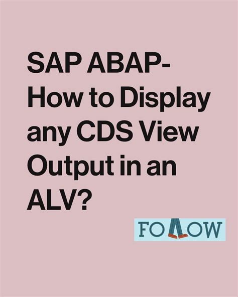 How To Display Cds View Output In Sap Abap Arghadip Kar Posted On The Topic Linkedin