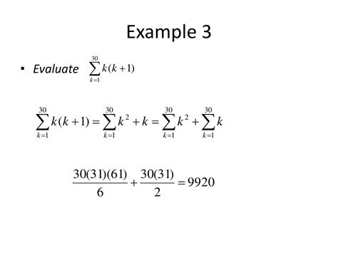 Sigma Notation Examples Wsbery