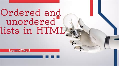 How To Add Ordered And Unordered Lists In Html In Urdu Learn Html Basics Lecture 4 About