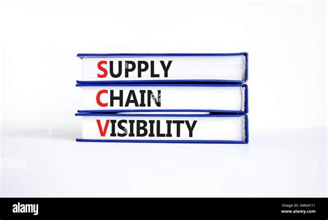 Scv Supply Chain Visibility Symbol Concept Words Scv Supply Chain