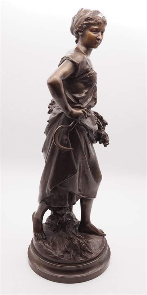 19th Century French Moreau Bronze Lady
