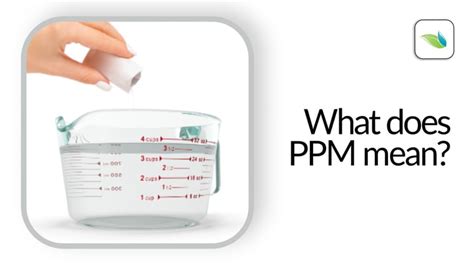 What Does Ppm Mean