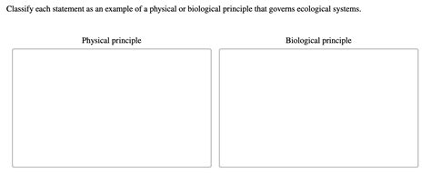 solved classify each statement as an example of a physical