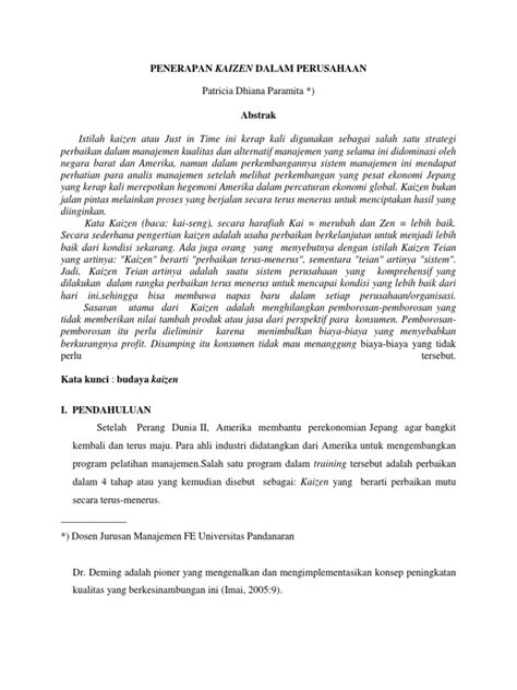 Prinsip Kaizen Perusahaan Pdf