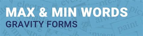 Word Count Text Field Gravity Forms Tutorial GravityWP