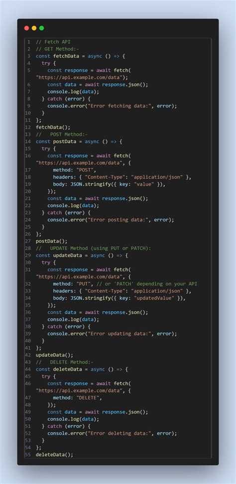 Swaraj Sahil On Linkedin Fetch Api Capabilities Fetch Is A Native Api Built Into Modern