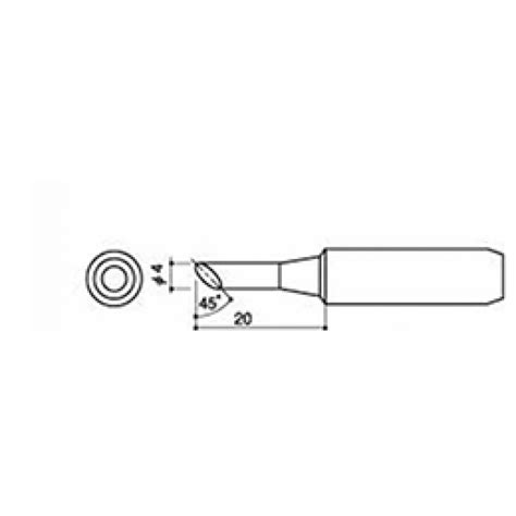 Наконечник для паяльников серии 900 701 702b Hakko 900l T 4c 400007