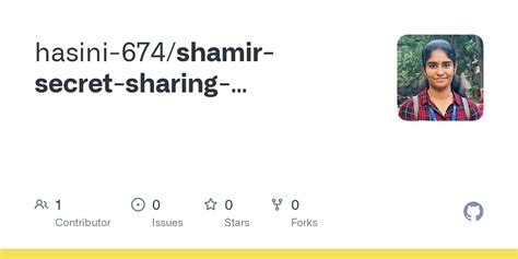 github hasini 674 shamir secret sharing implementation